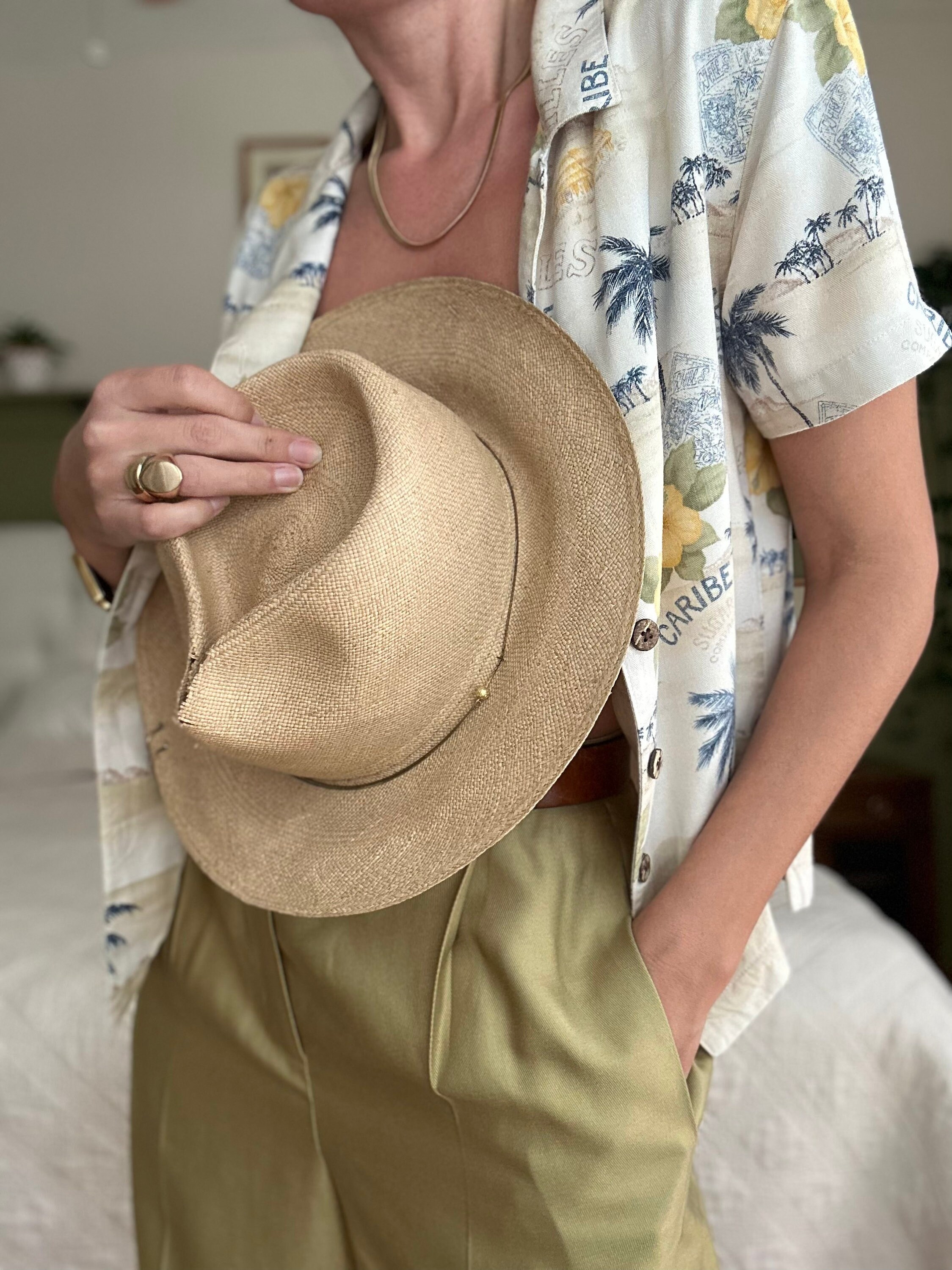 Vintage Y2K Tropical Print Rayon Shirt - Etsy