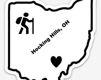 Hocking Hills Sticker - Etsy
