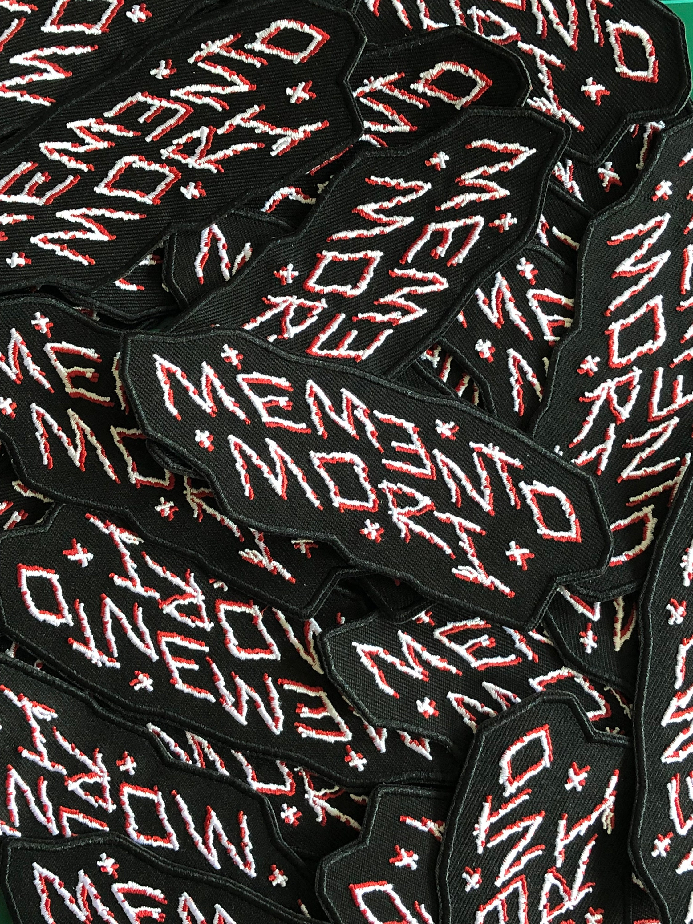 Memento Mori Embroidered Patch - Etsy