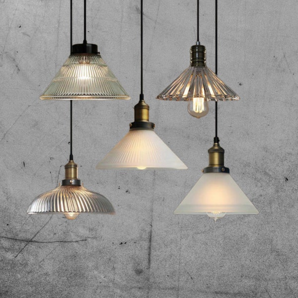 Fluted Ceiling Light - Etsy