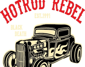 Rat Rod Cars SVG Vector Files - Etsy Canada