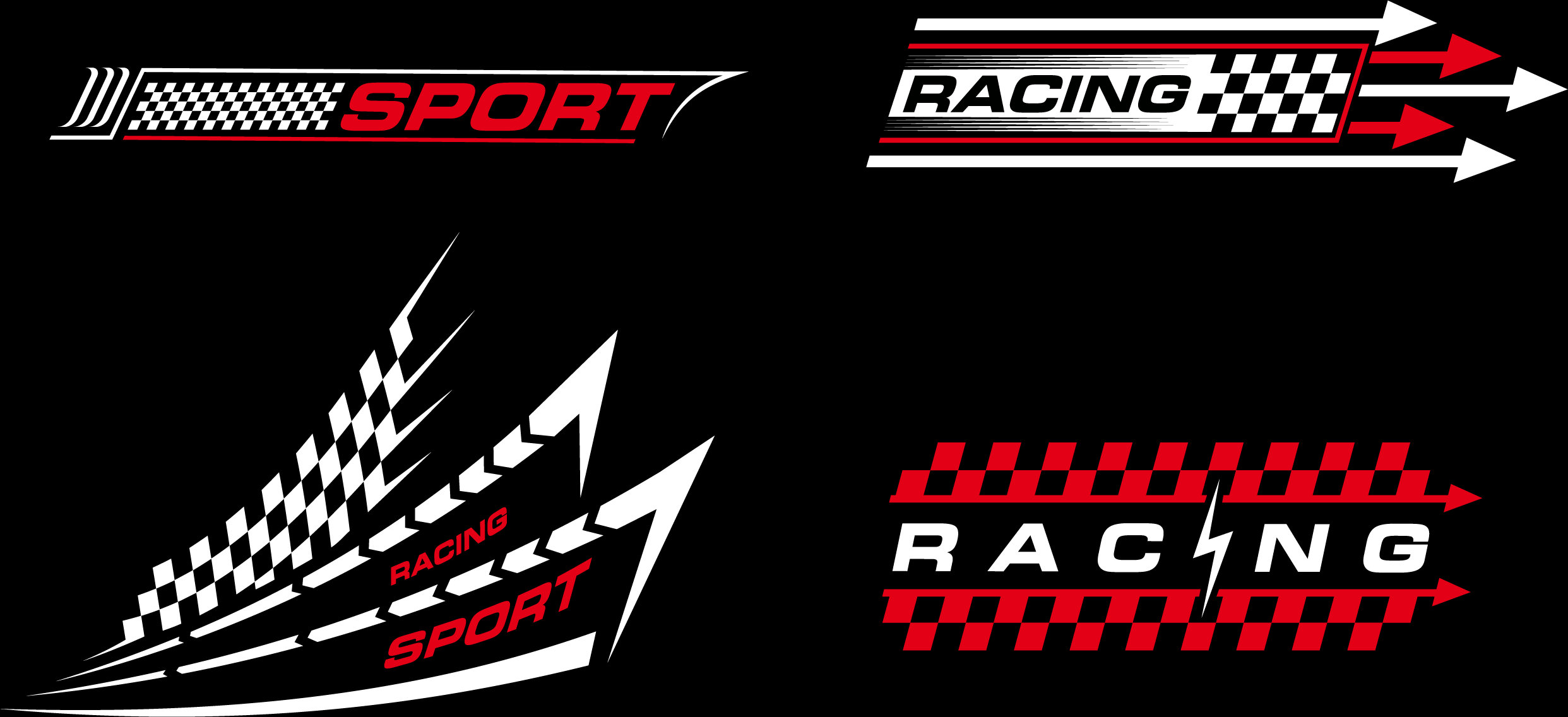 Racing Graphics Logo 20 Designs SVG ESP AI Png - Etsy