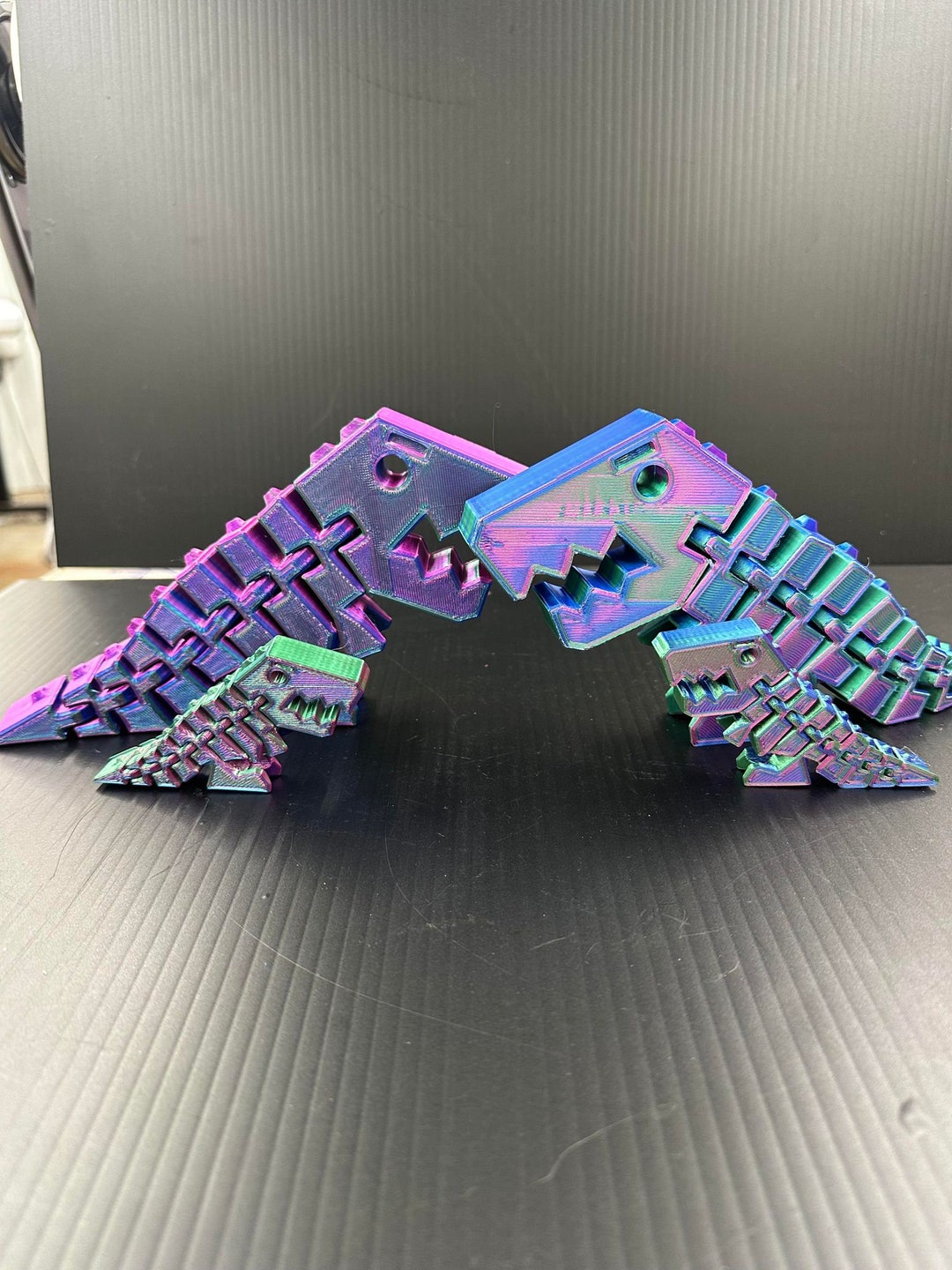 Flexi Rex 3D Print Articulating Fidget Toy Kids Adults Dinosaur - Etsy