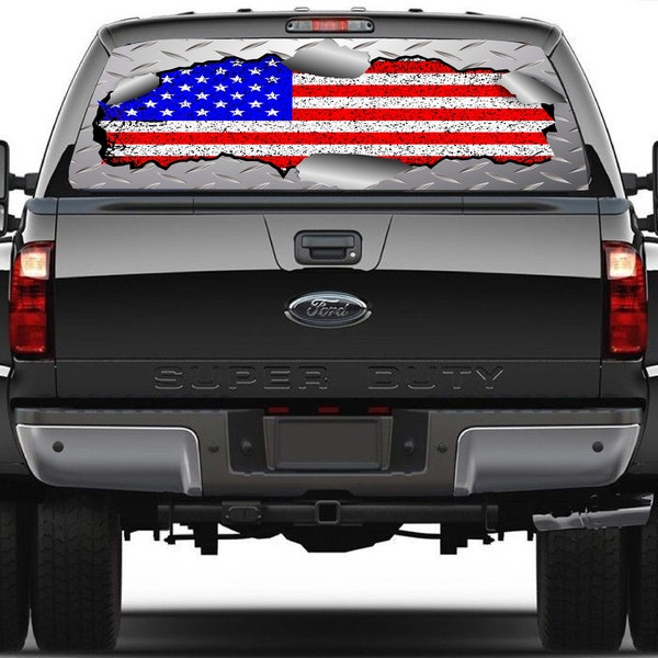 Truck Rear Sliding Window Decal - Etsy