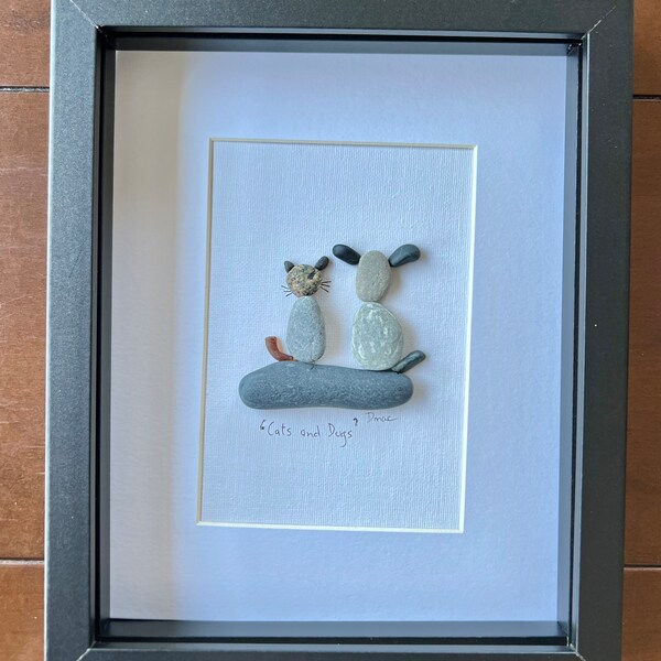 Pebble Art Dogs - Etsy
