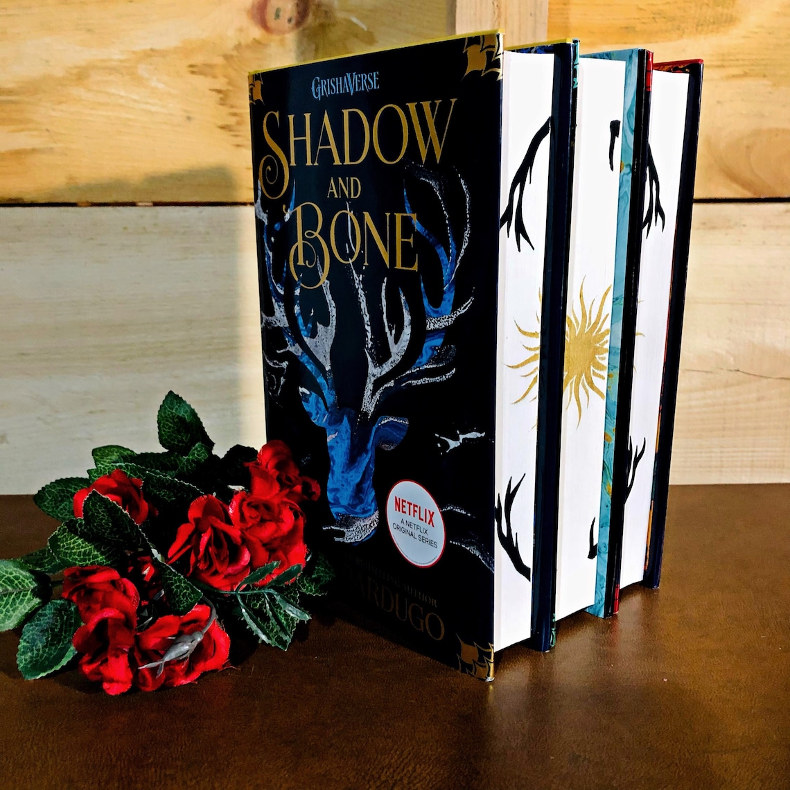 Shadow and Bone Trilogy Stenciled Books Sprayed Books Leigh - Etsy