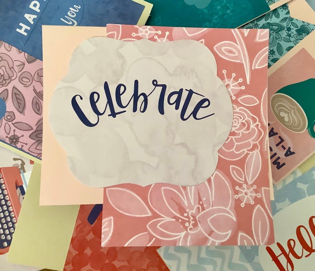 Celebrate Card Handcrafted for This Perfect Occasion - Etsy