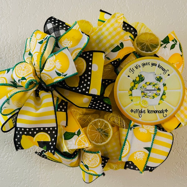 Lemon Wreath - Etsy