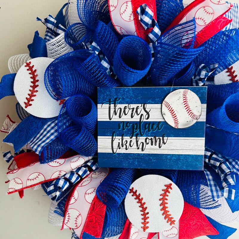 Baseball Wreath - Etsy