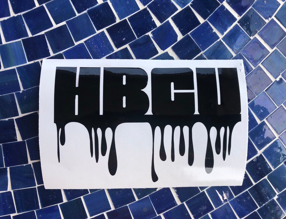 HBCU Decal HBCU Sticker Multiple Color Options HBCU | Etsy