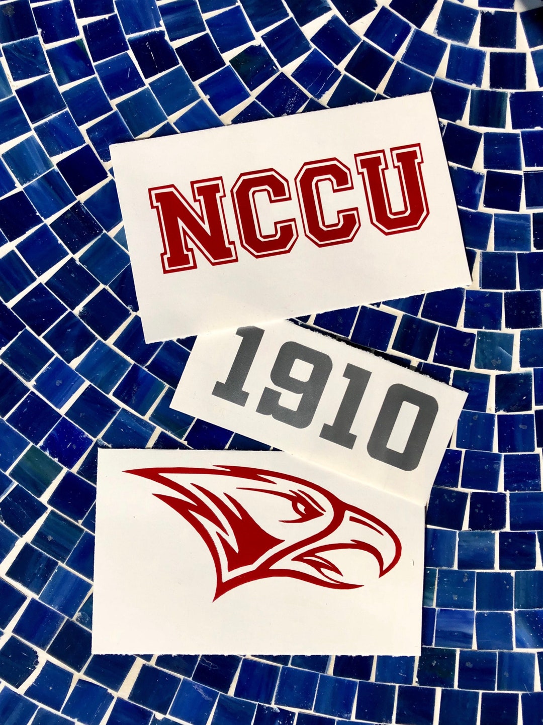 NC Central University - 3 Decal Bundle - Die-cut Vinyl Decal - NCCU ...