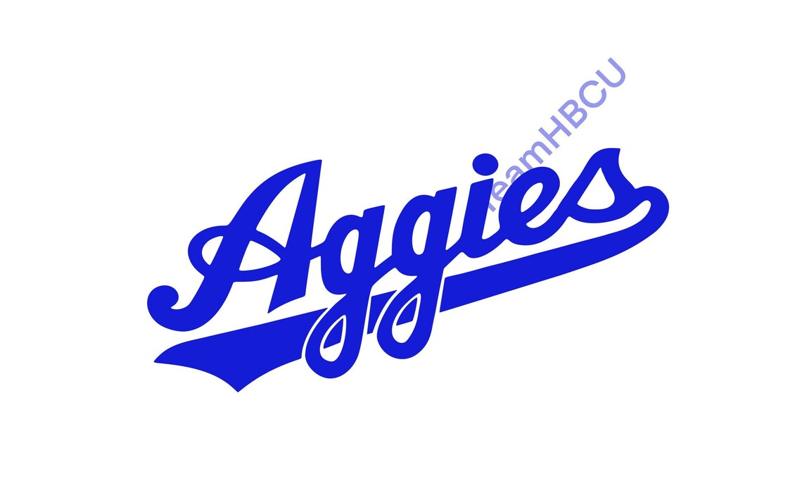 Aggies Svg NCAT Aggies Script Font Svg Aggie Pride NC A - Etsy