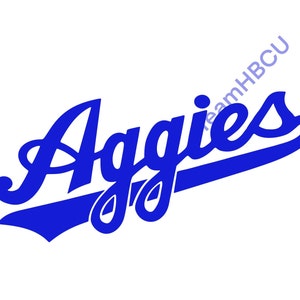 Aggies Svg NCAT Aggies Script Font Svg Aggie Pride NC A - Etsy