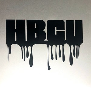 HBCU Decal HBCU Sticker Multiple Color Options HBCU Sticker Educated ...