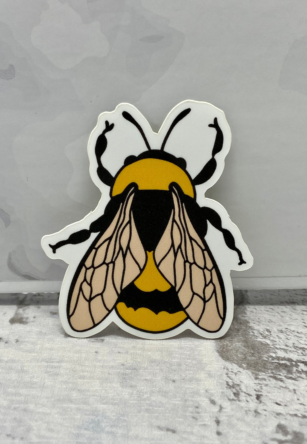 Bee Sticker Waterproof, Bumble Bee Sticker, Vinyl Bee Sticker, Save the ...