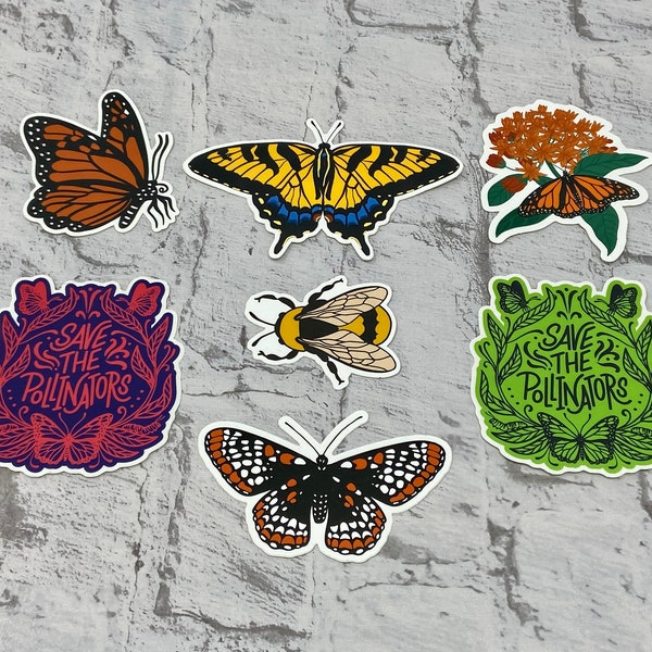 Pollinator Sticker - Etsy