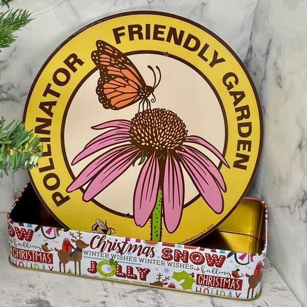 Pollinator Friendly Garden Sign - Etsy