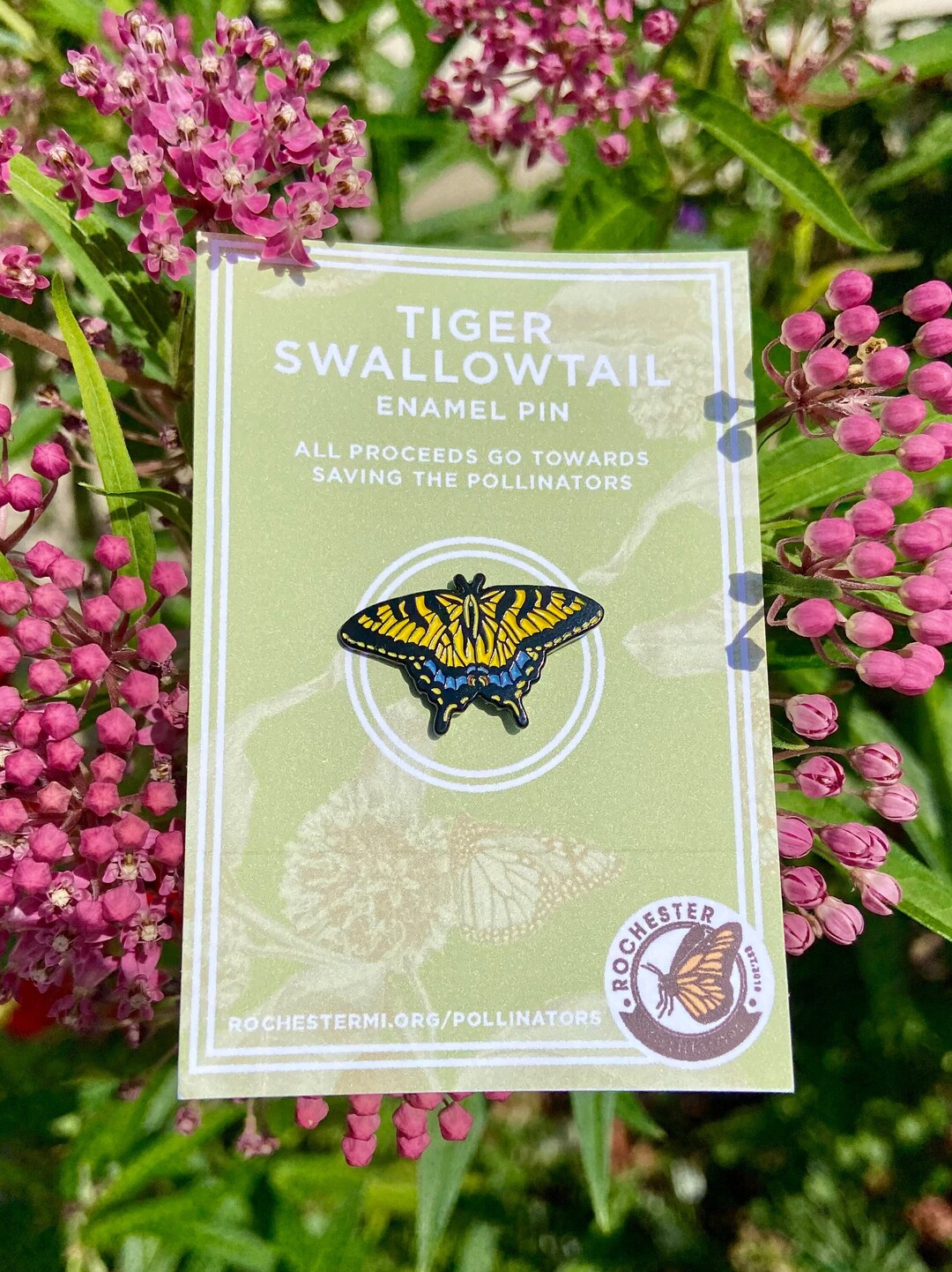 Yellow Butterfly Enamel Pin, Tiger Swallowtail Pin, Tiny Butterfly ...