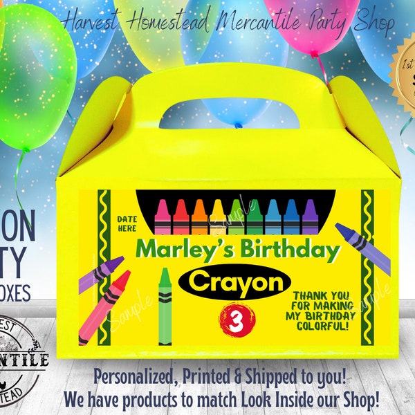 Crayola Party - Etsy