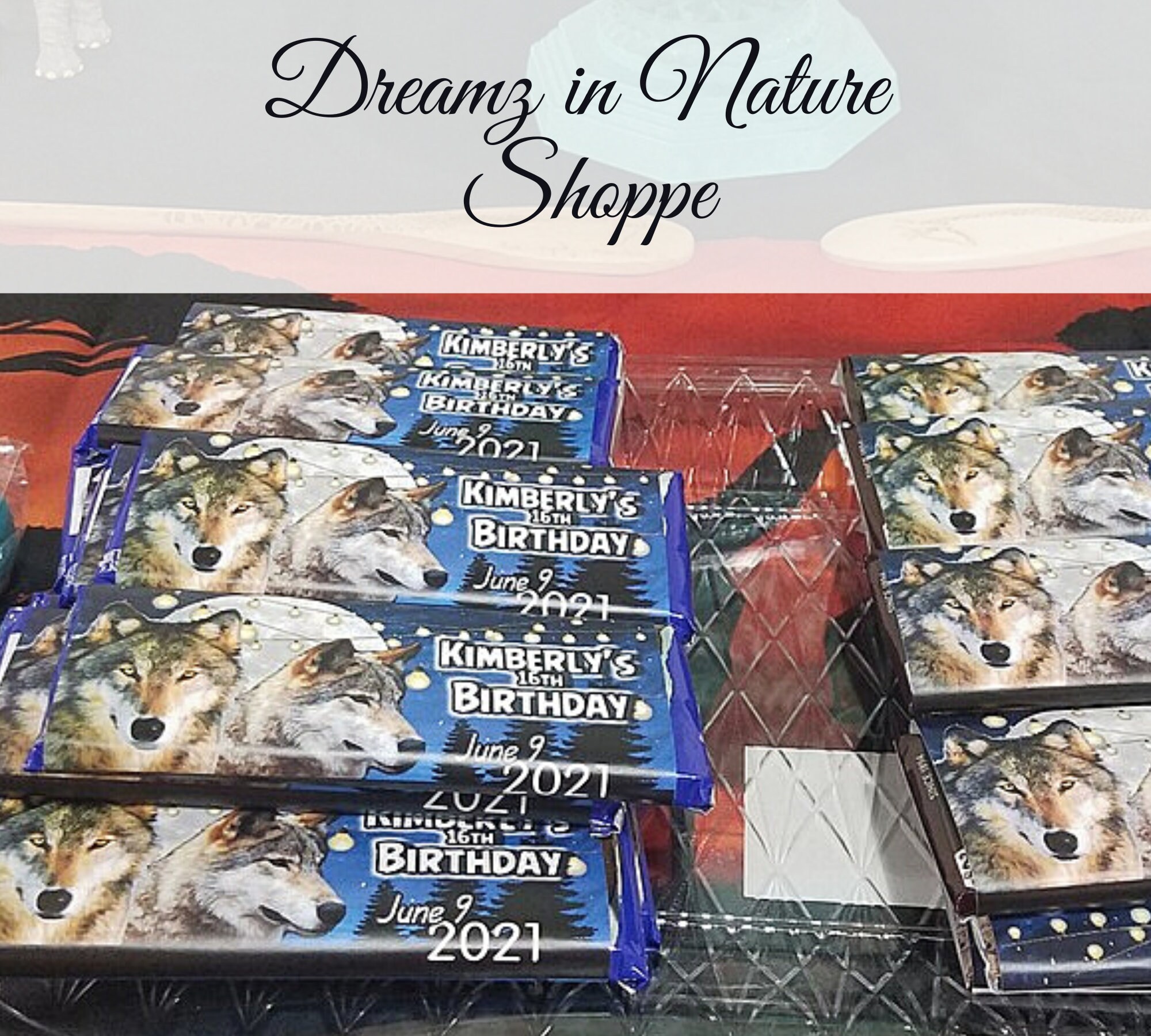 Wolf Birthday Party Candy Bar Wrappers Favors - Etsy