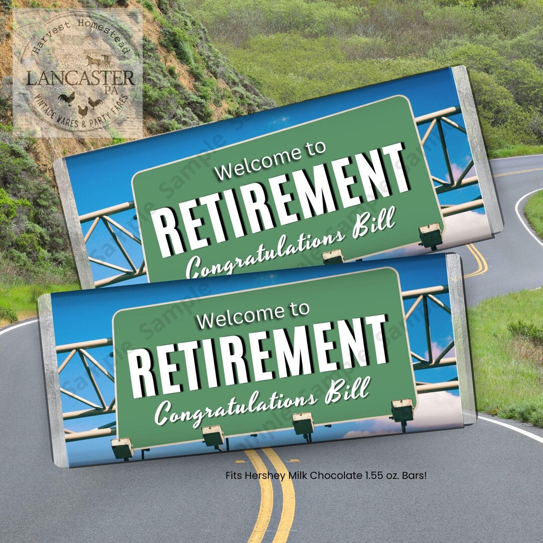 Retirement Announcement, Candy Bar Wrappers, Road Trip, Travel, Road ...
