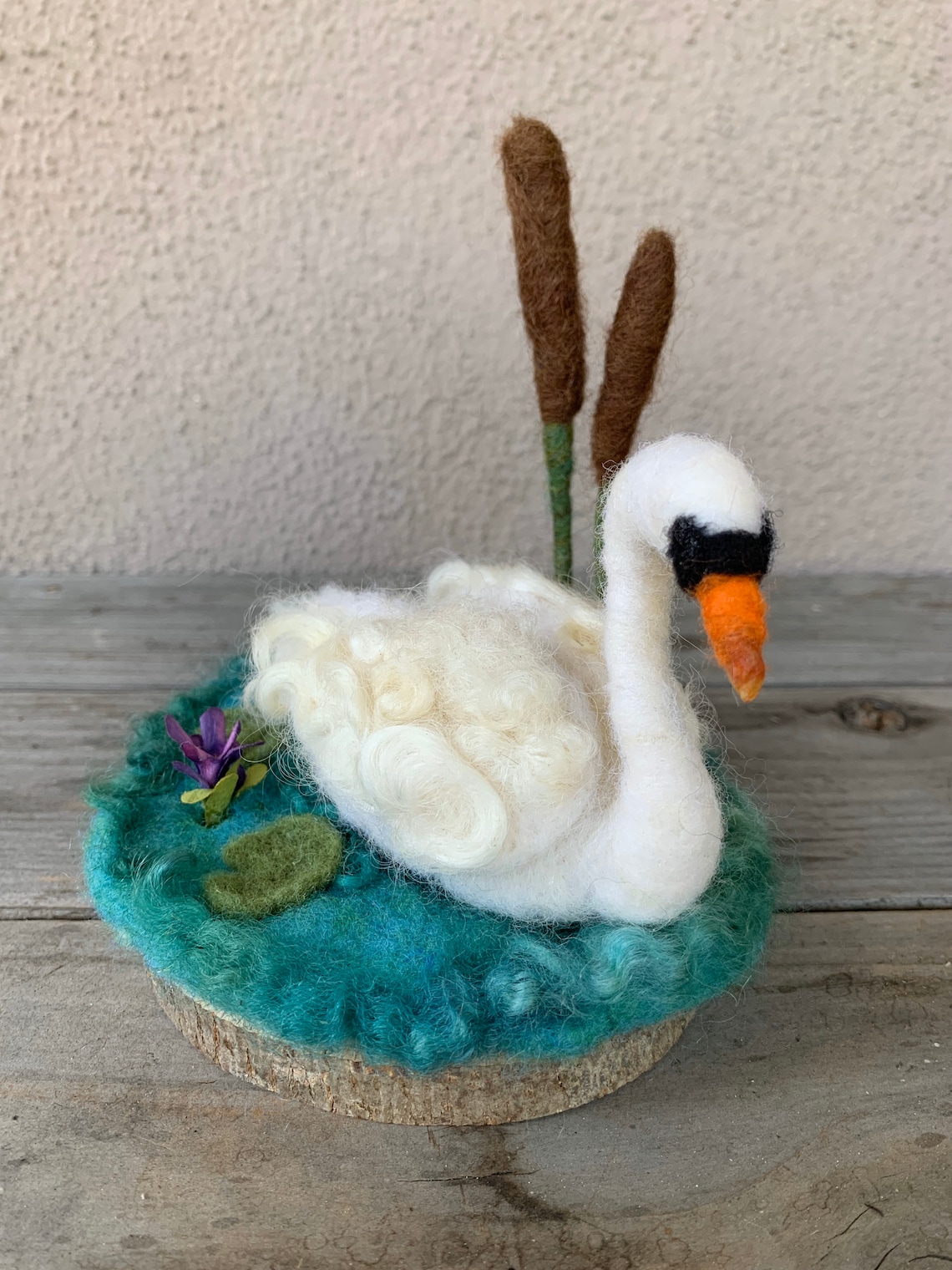 Needle Felt Swan - Etsy