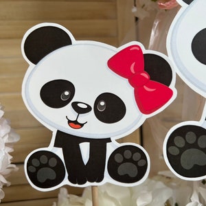 Baby Panda Girl Centerpieces Decor Panda Bear Baby Shower - Etsy