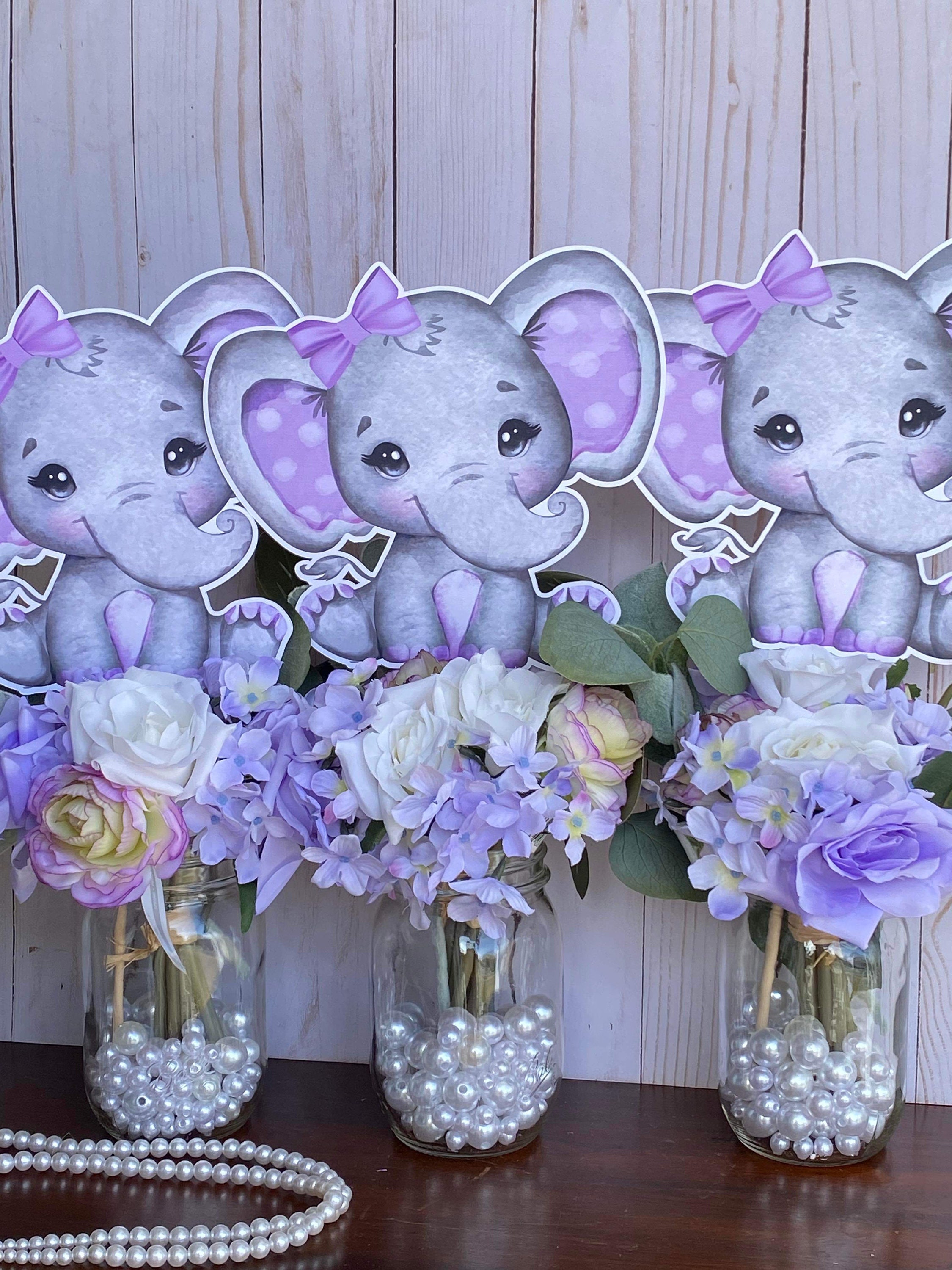 Elephant Baby Shower Centerpieces Ideas