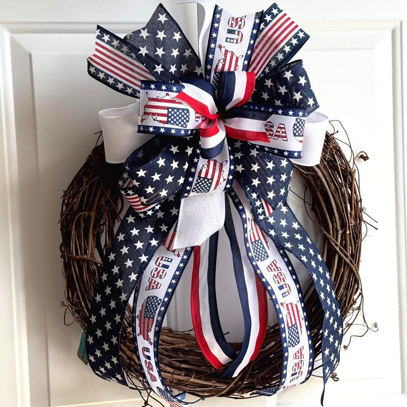 Labor Day Wreath - Etsy