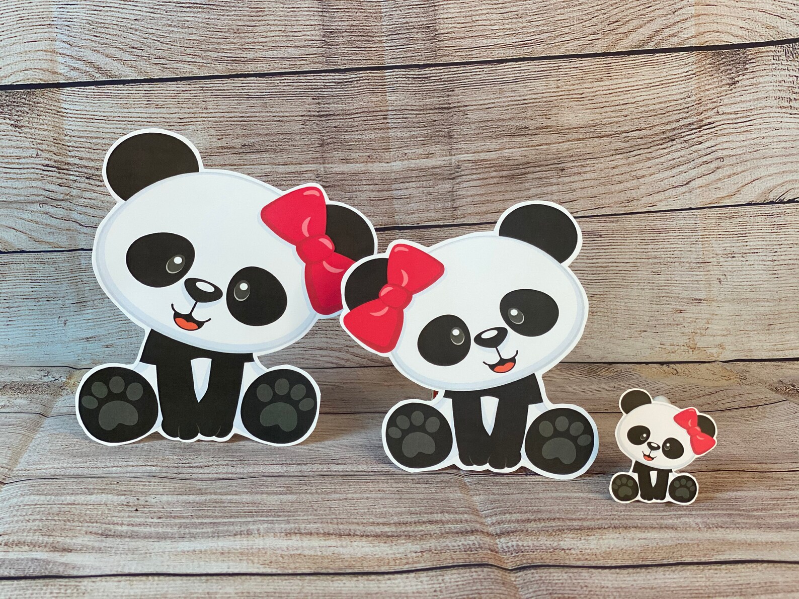 Baby Panda Girl Centerpieces Decor Panda Bear baby shower | Etsy