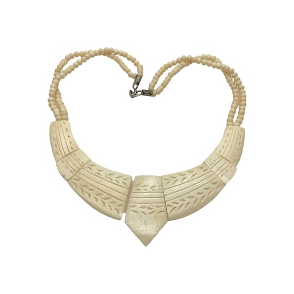 Tribal Bone Necklace - Etsy