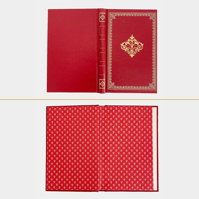 Antique & Vintage Empty Book Cover for Crafting Art Junk Journals or ...