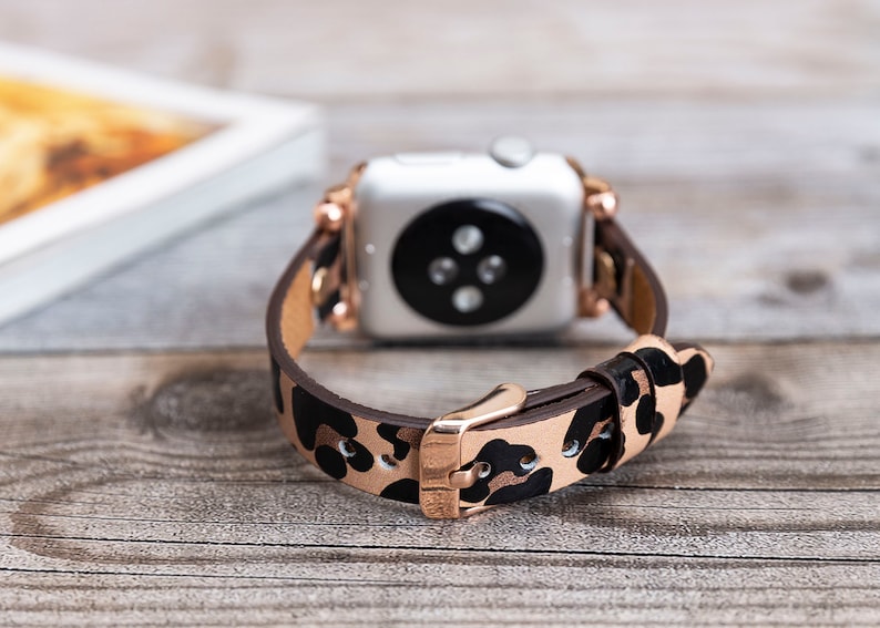 Leopard Apple Watch Band Women 38mm 40mm 42mm 44mm Leopard | Etsy