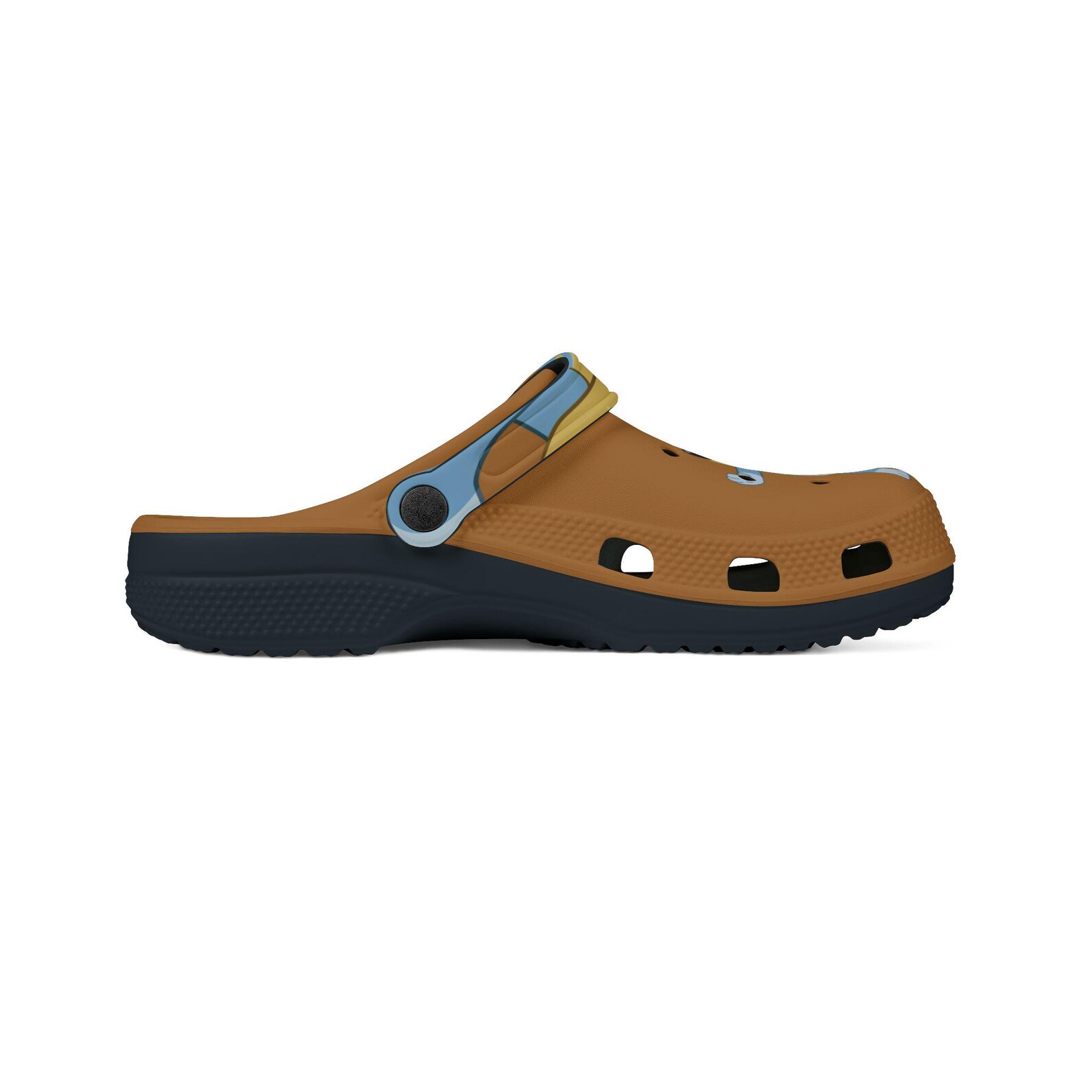 Bluey Shoes, Brown Dad Bluey Shoes, Brown Chili Shoes, Bluey Foam Crocs ...