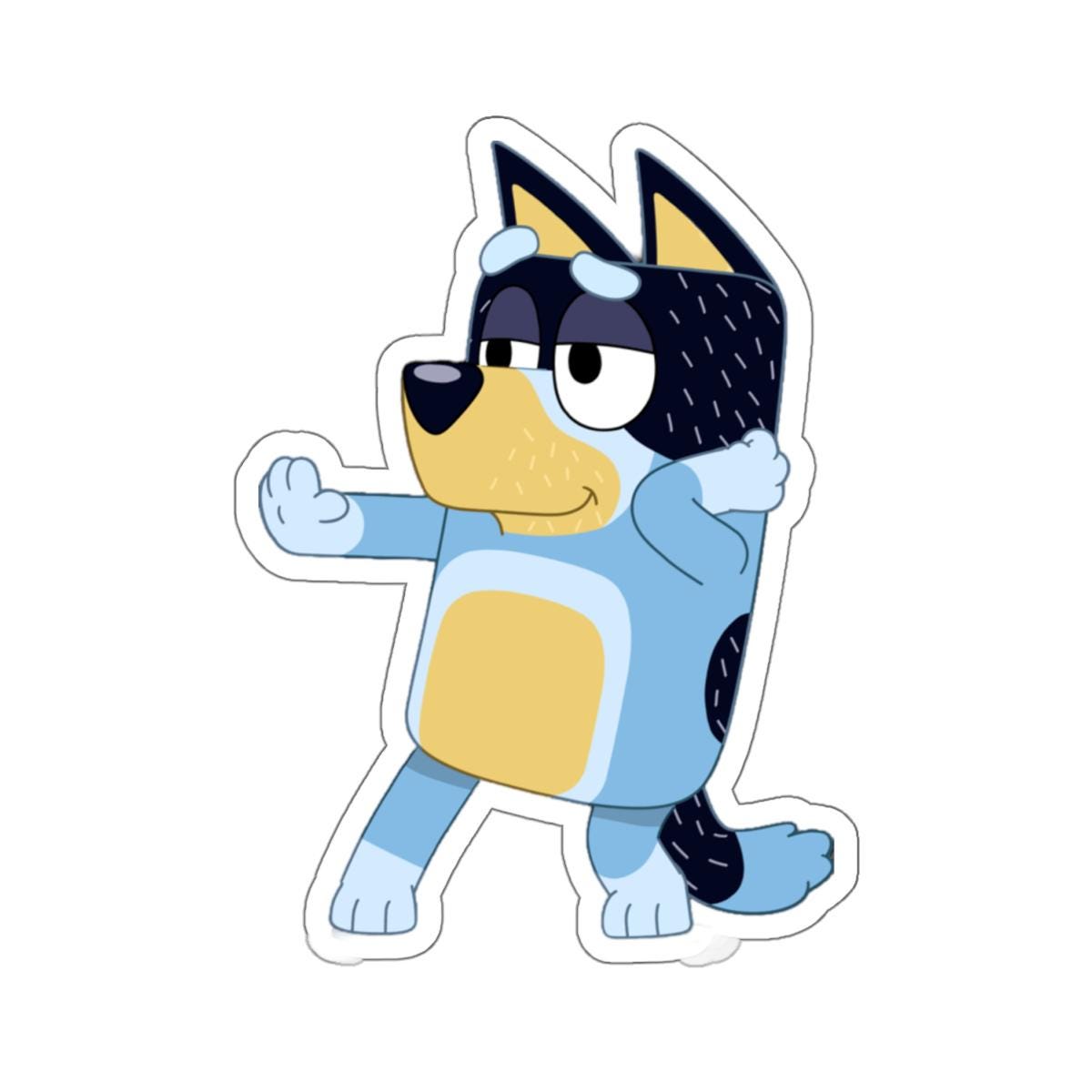 Bluey Dance Move Cut Out Stickers - Etsy
