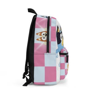 Girl Bluey Back to School Backpack Personalized Name Girl Gift School ...