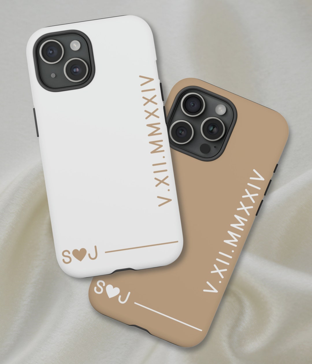 Roman Numeral Phone Case, Custom Anniversary Date Samsung iPhone Cover ...