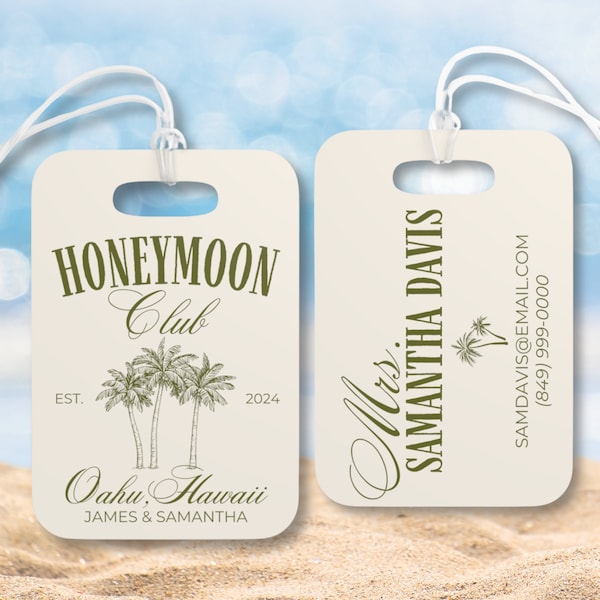Hawaii Luggage Tag - Etsy