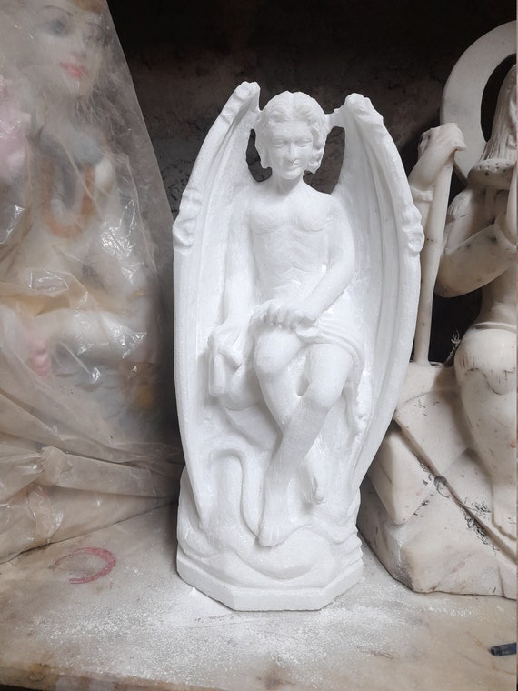 Lucifer Marble Statue | Etsy