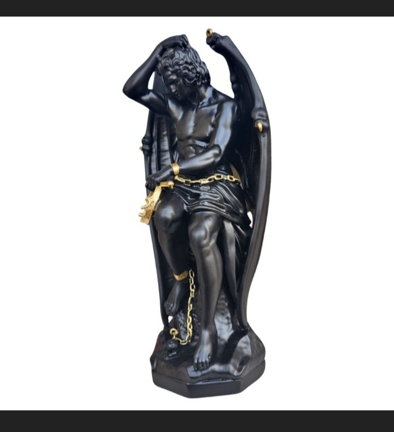 Lucifer Statue Mythology Marble Sculpture Exact Museum Replica ...