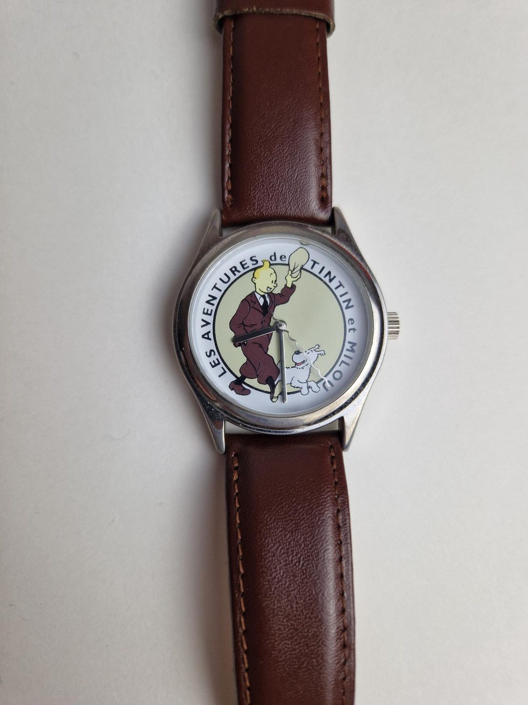 Vintage Tintin Milou Watch LTD Edition Working Citime Herge 90s - Etsy