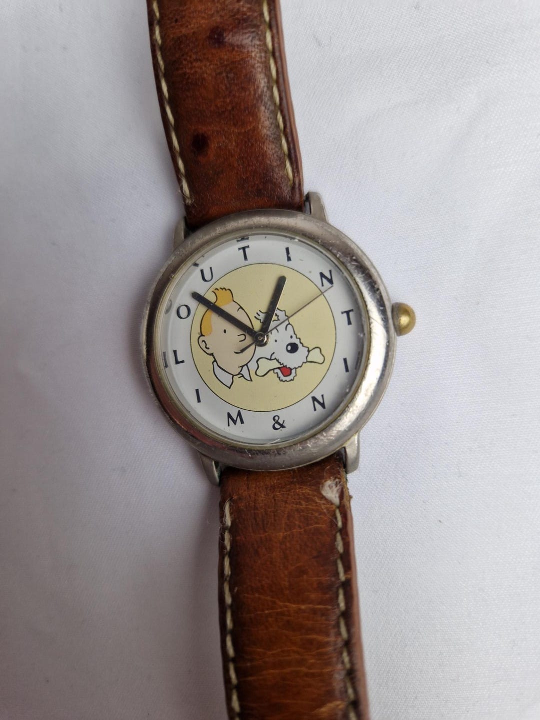 Vintage Tintin Milou Watch Ltd Edition Working Citime Herge 90s - Etsy