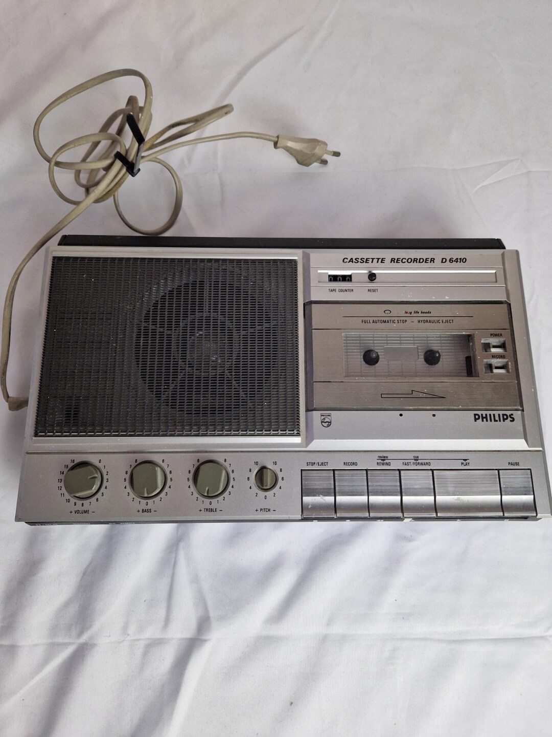 Tape Player Cassette Recorder PHILIPS D 6410 Portable or Area EU Cable ...