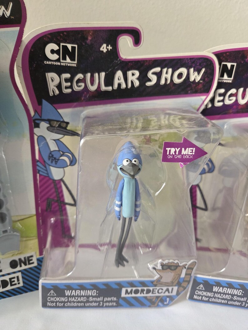 Regular Show Mordecai & Rigby Skips Figures Jazwares RARE Cartoon ...
