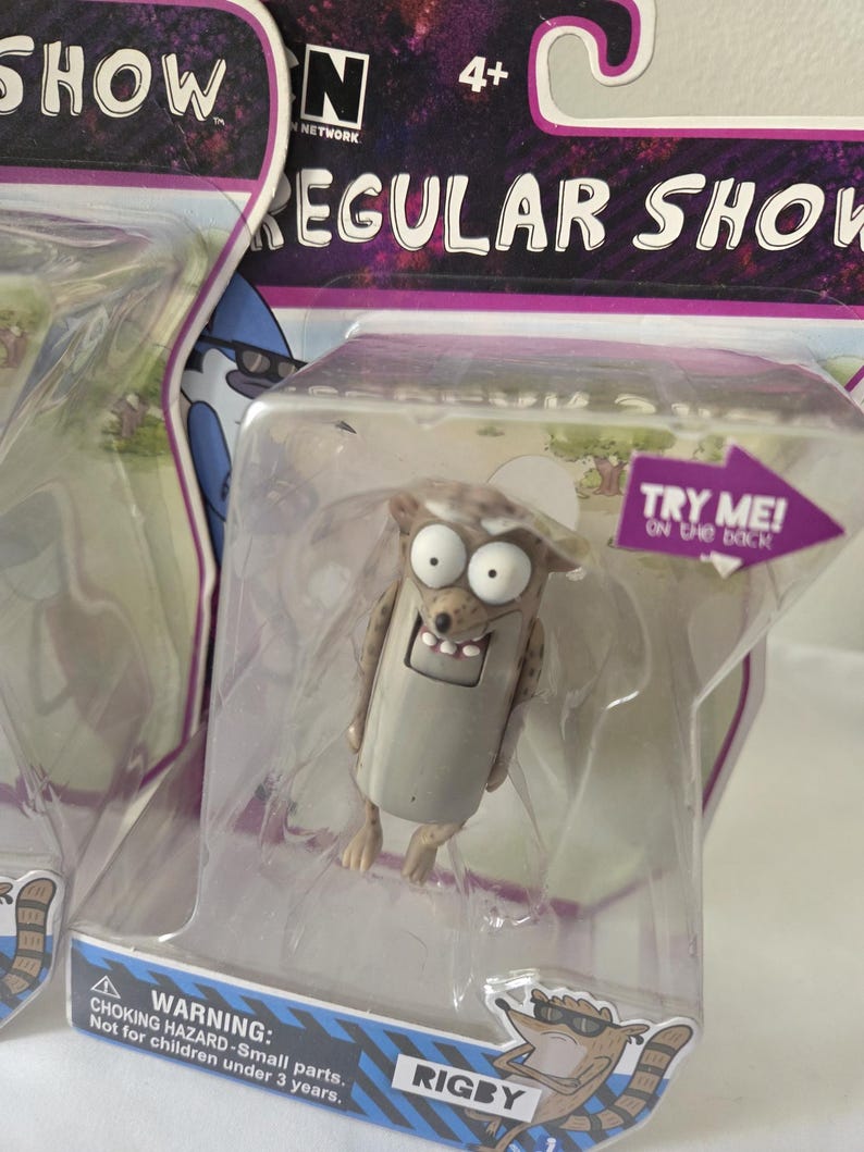 Regular Show Mordecai & Rigby Skips Figures Jazwares RARE Cartoon ...