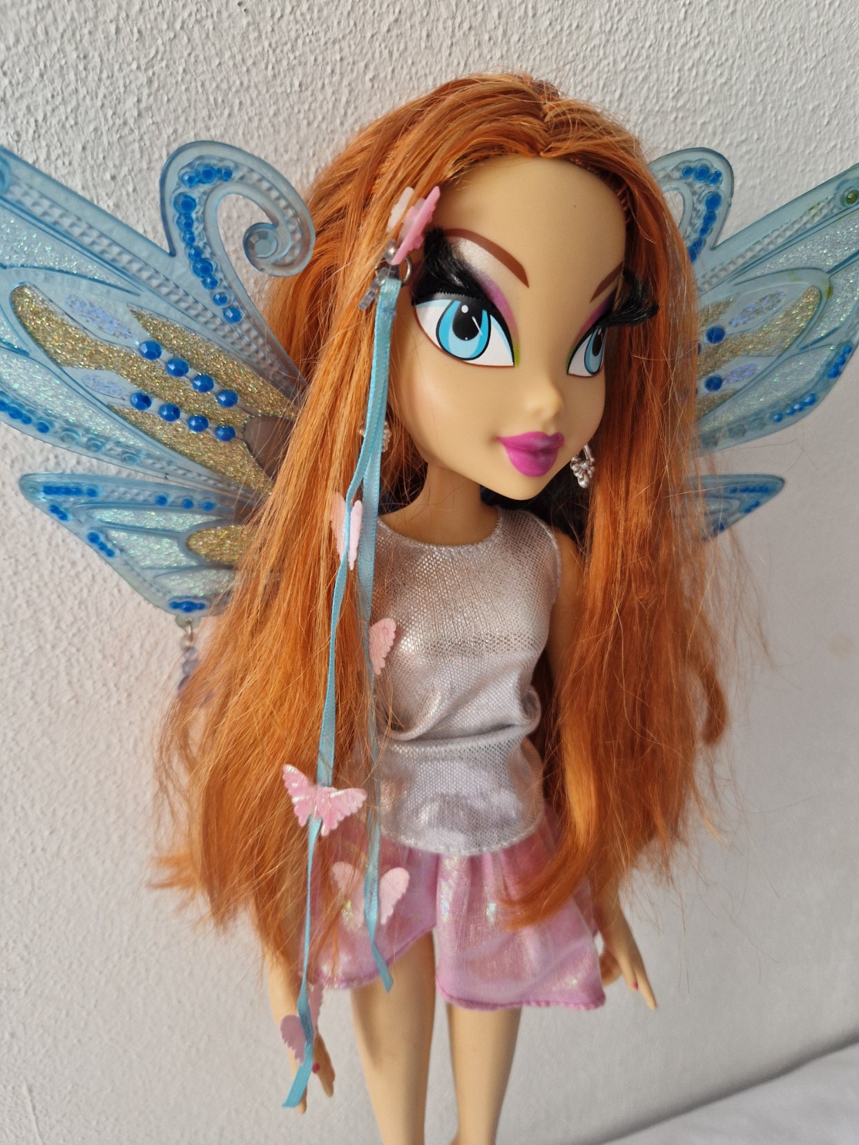 Large Winx Club Doll Bloom Enchantix 2007 Rainbow Big Huge 17.7 Inch ...