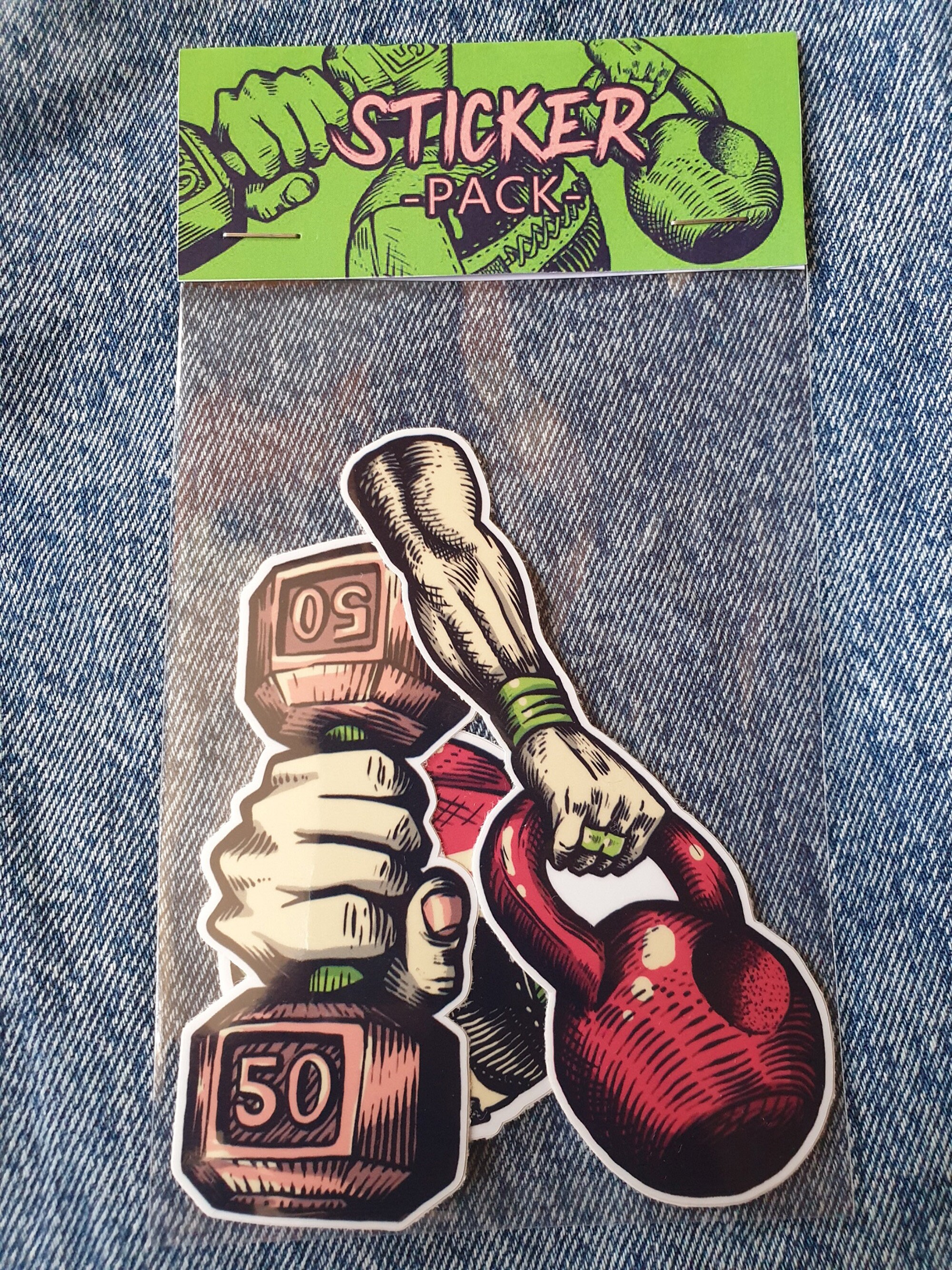 Crossfit sticker set x 3 training bumper stickers gym workout - Etsy España