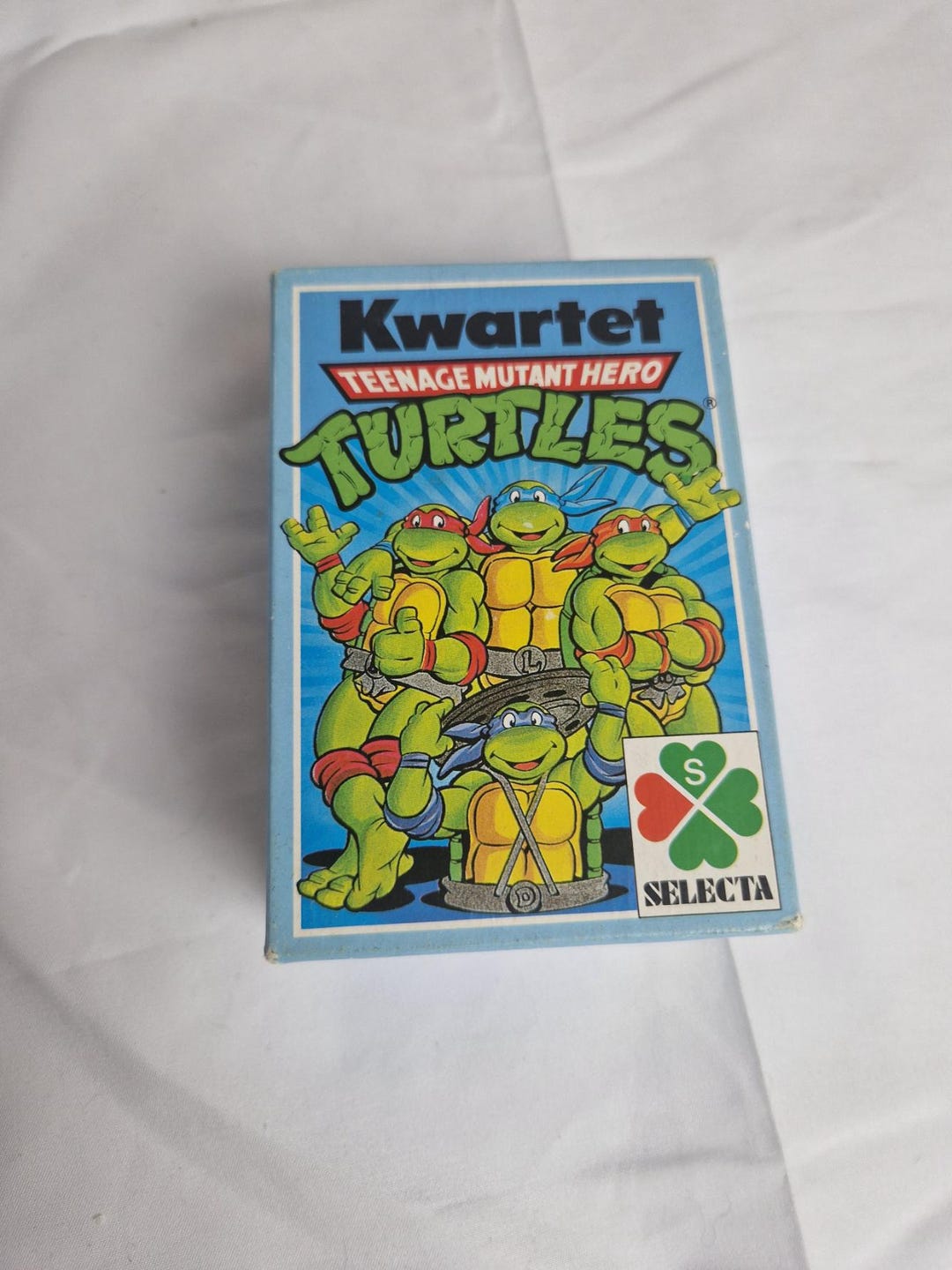 Vintage TMNT Teenage Mutant Ninja Turtles Go Fish Game Quartet Card ...