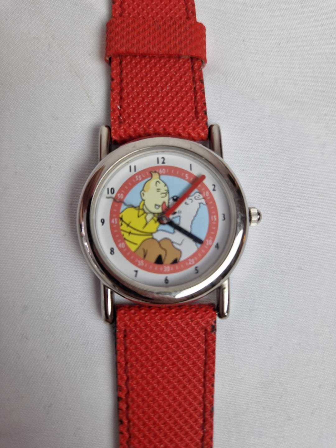 Vintage Tintin Milou Watch LTD Edition Working Citime Herge 90s - Etsy