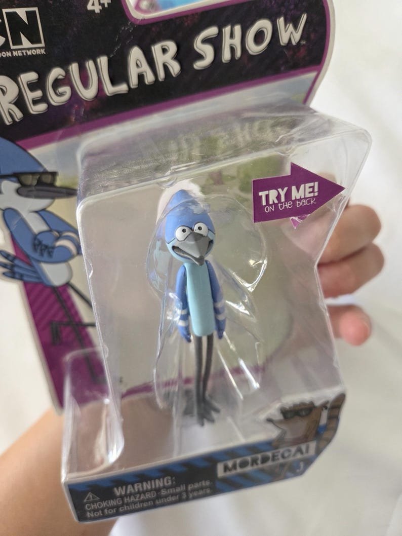 Regular Show Mordecai & Rigby Skips Figures Jazwares RARE Cartoon ...
